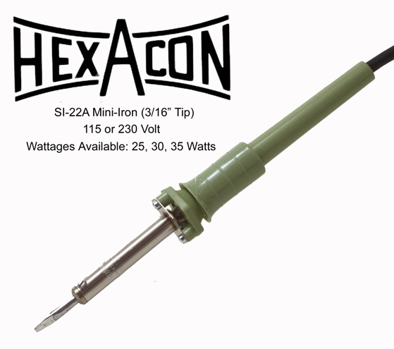 Hexacon SI-22A-35W Mini Soldering Iron | 3/16" Tip | 35W - Concorde ...