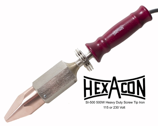 Hexacon SI-500 Heavy Duty Screw-Tip Soldering Iron | 1-3/8" Tip | 500W ...