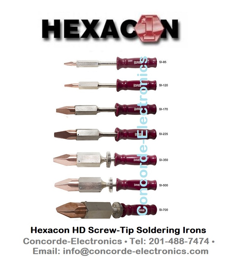 Hexacon SI-500 Heavy Duty Screw-Tip Soldering Iron | 1-3/8" Tip | 500W ...