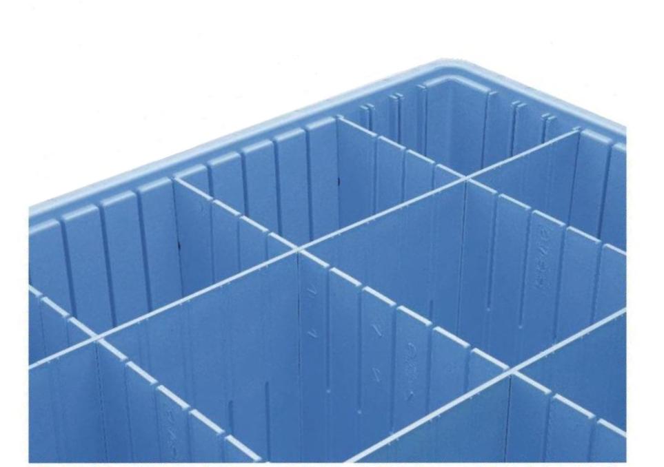 Metro (Olympic) DS93080CAS Tote Box Divider | Short | Black Conductive ...