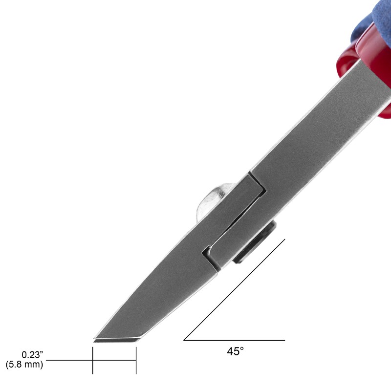 Tronex 7031 45° StandOff Flush Cutter | 0.5mm | Extra-Sharp Razor-Flush ...