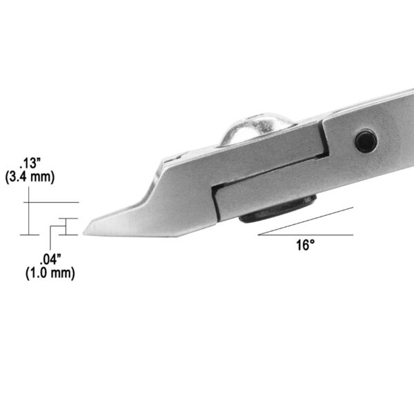 Tronex 5123 Oval-Relief Cutter | Extra-Sharp Razor-Flush® Cut | ESD ...