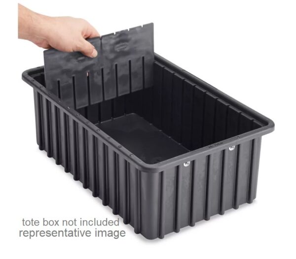 Metro (Olympic) DS93080CAS Tote Box Divider | Short | Black Conductive ...