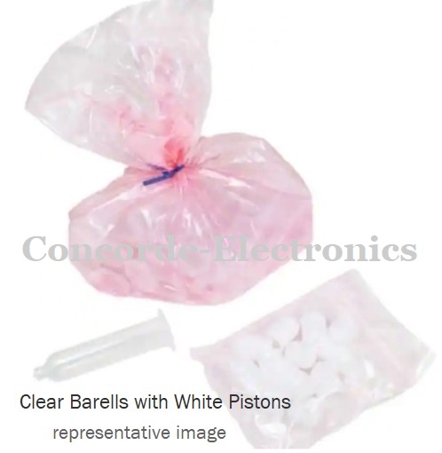 Nordson-EFD 7366054 (Old P/N 7012136) | 30cc | Clear Barrell with White ...